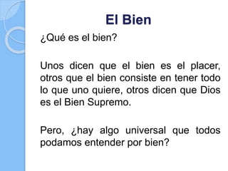 Los valores | PPTX