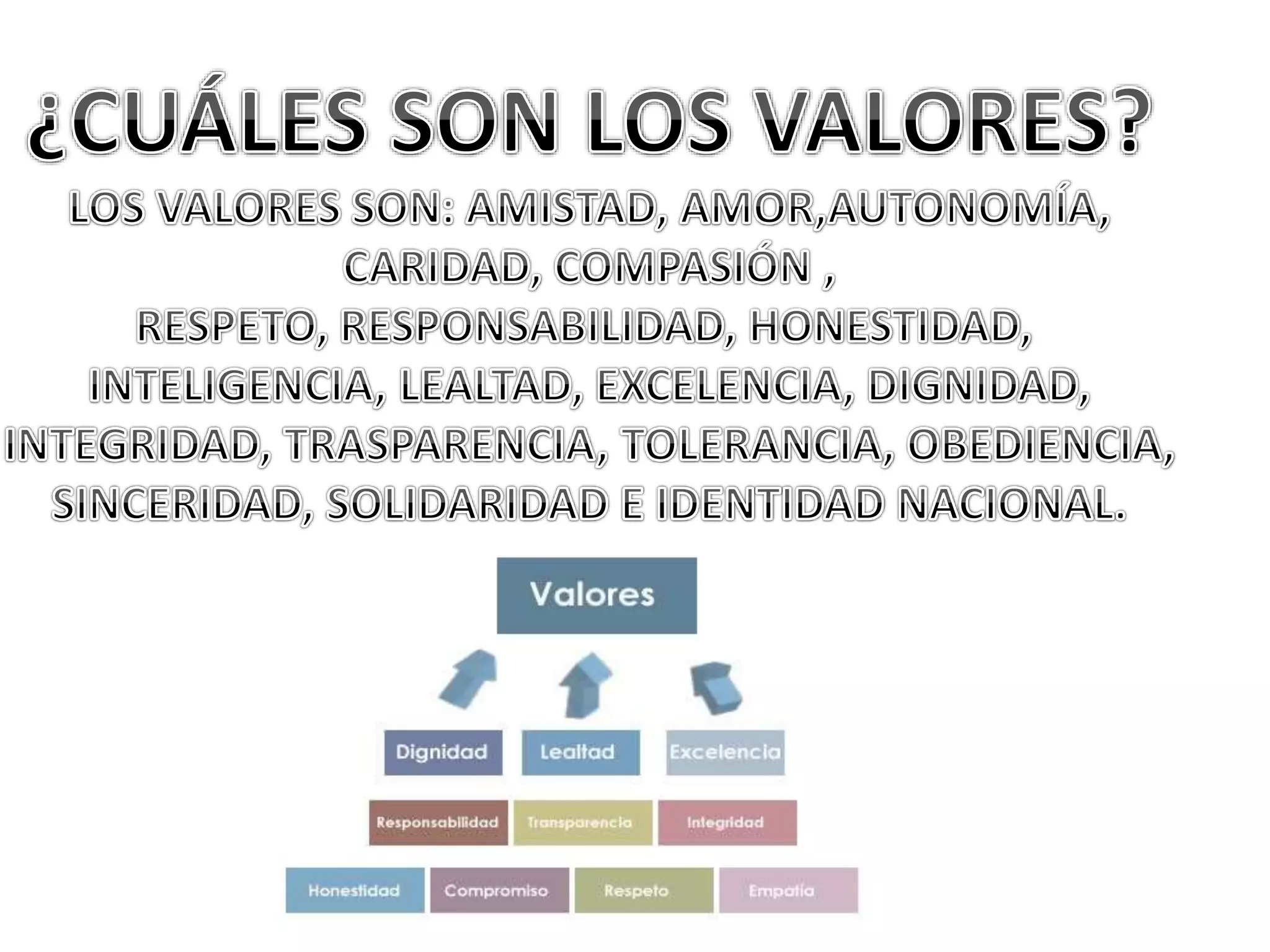 Los valores de la vida | PPTX