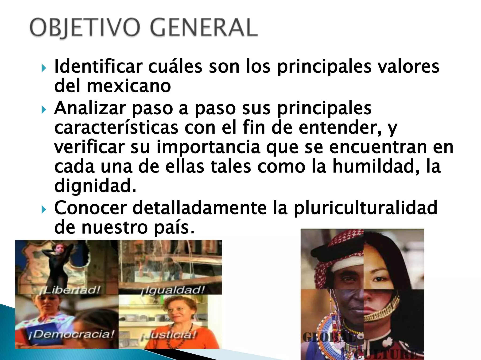 Los valores del mexicano diapositivas | PPT