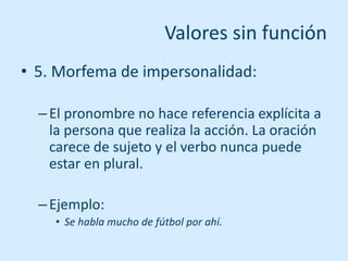 Los valores de se | PPTX