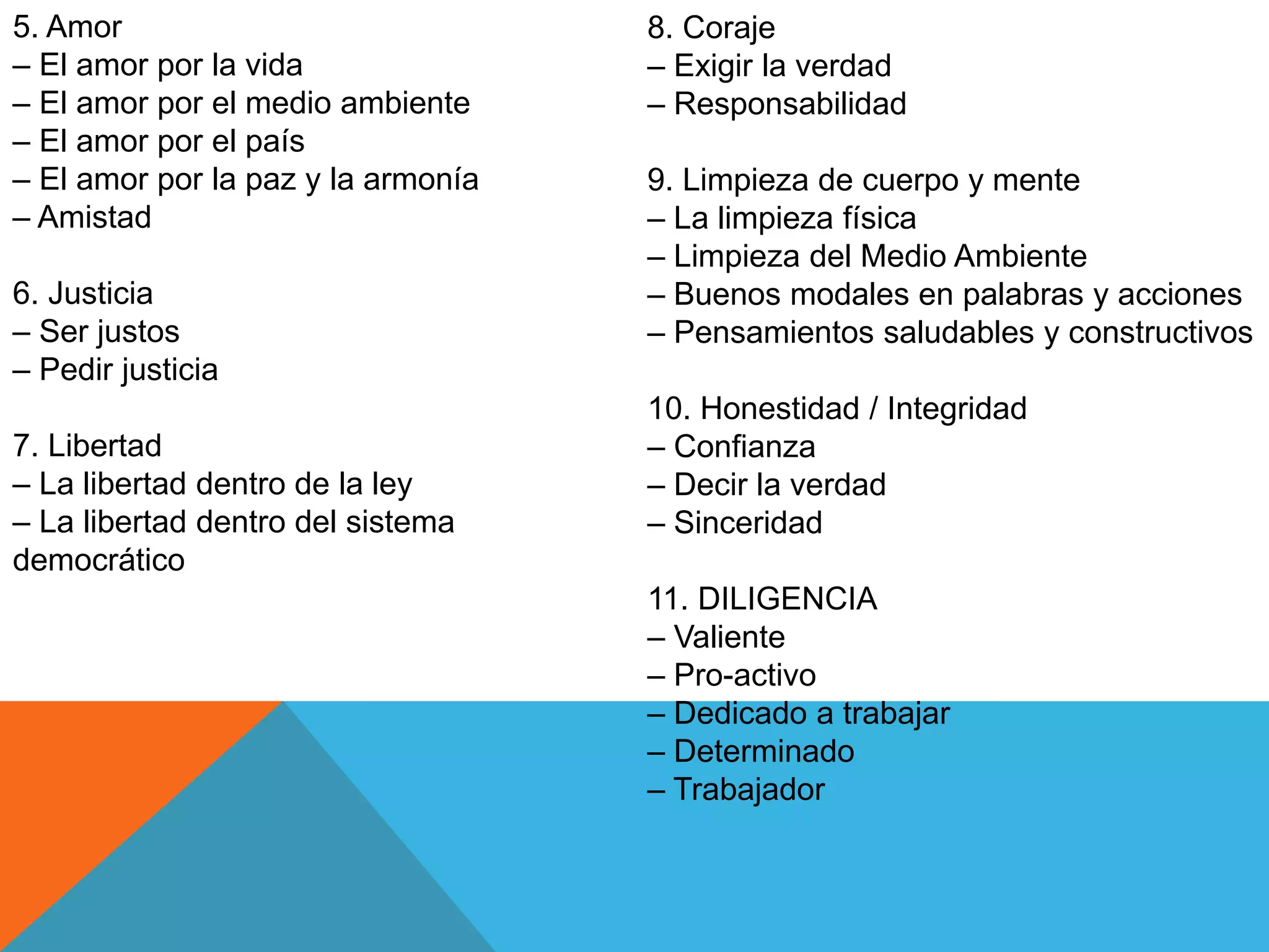 Los valores humanos | PPT