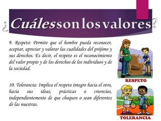 Conociendo Los Valores | PPTX