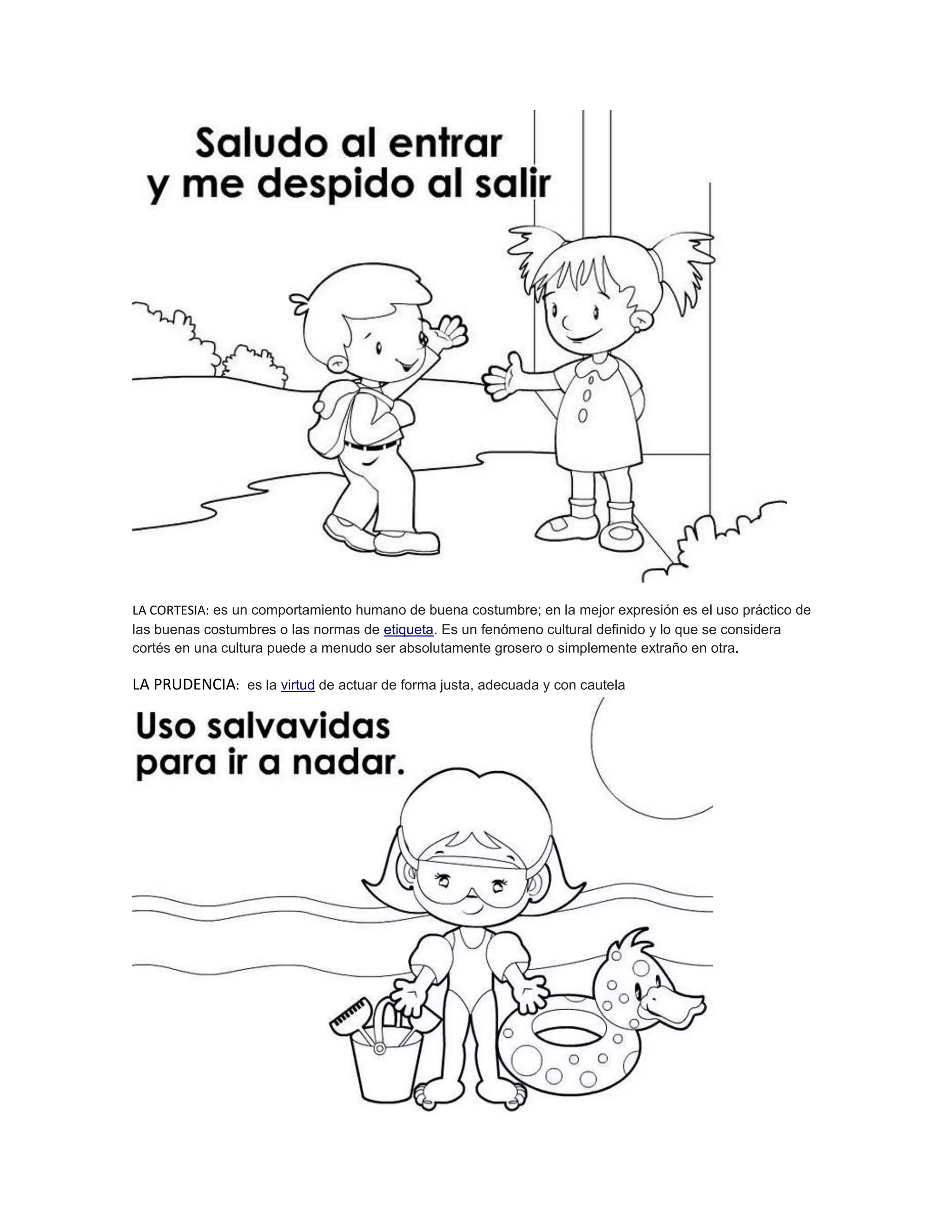 Valores Honestidad Para Colorear