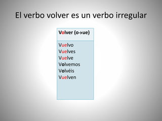 Los verbos | PPTX