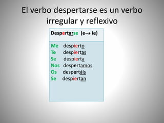 Los verbos | PPTX