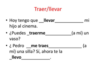 Los verbos | PPTX
