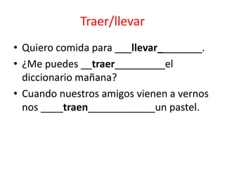 Los verbos | PPTX