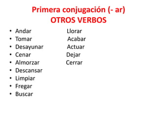 Los verbos | PPTX