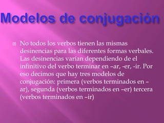 Los verbos | PPT