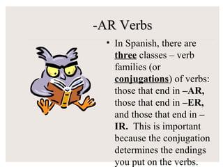 Los verbos regulares en presente | PPT