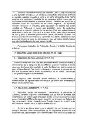 Los viajes de pablo | DOCX