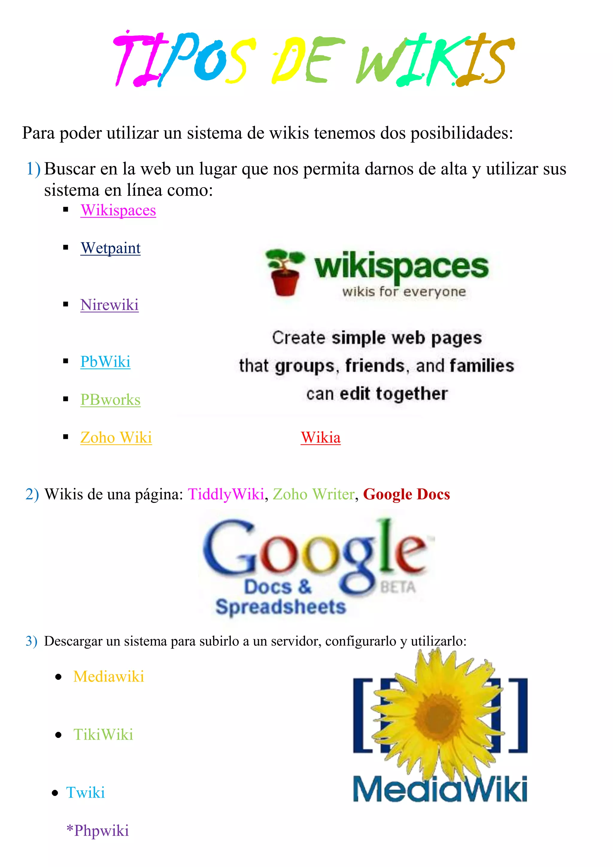 Los wikis | PDF