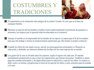 Yoruba 1º C, Verónica y Andra | PPT