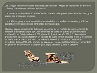 Los zapatos en el tiempo | PPTX