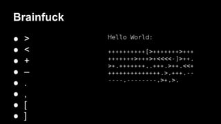 Most Bizarre Programming Languages Ever Created | PDF