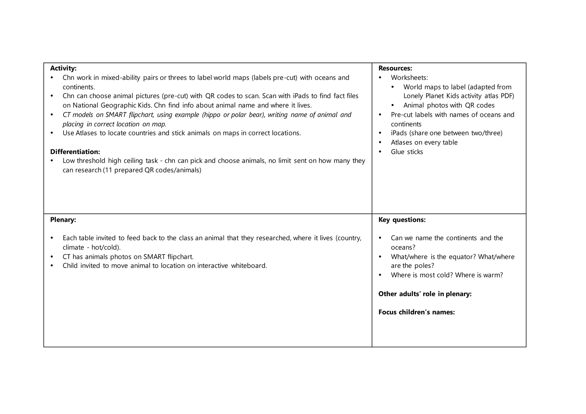 LOTC Natural History Museum Lesson Plan | DOCX