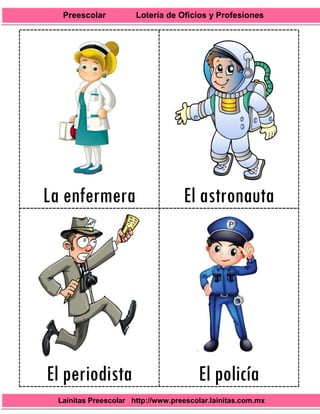Loteria oficios-y-profesiones-pdf | PDF