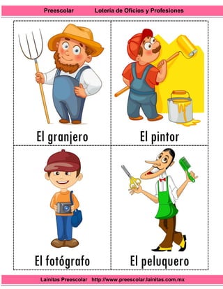 Loteria oficios-y-profesiones-pdf | PDF