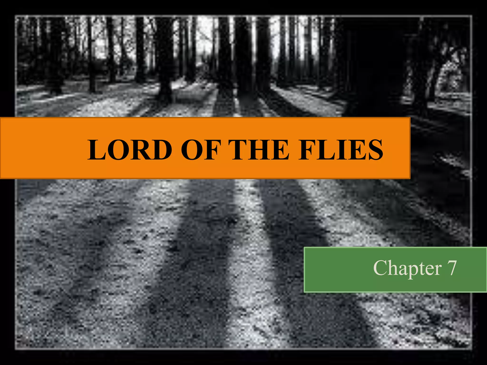 Lotf ch7 prediction | PPT