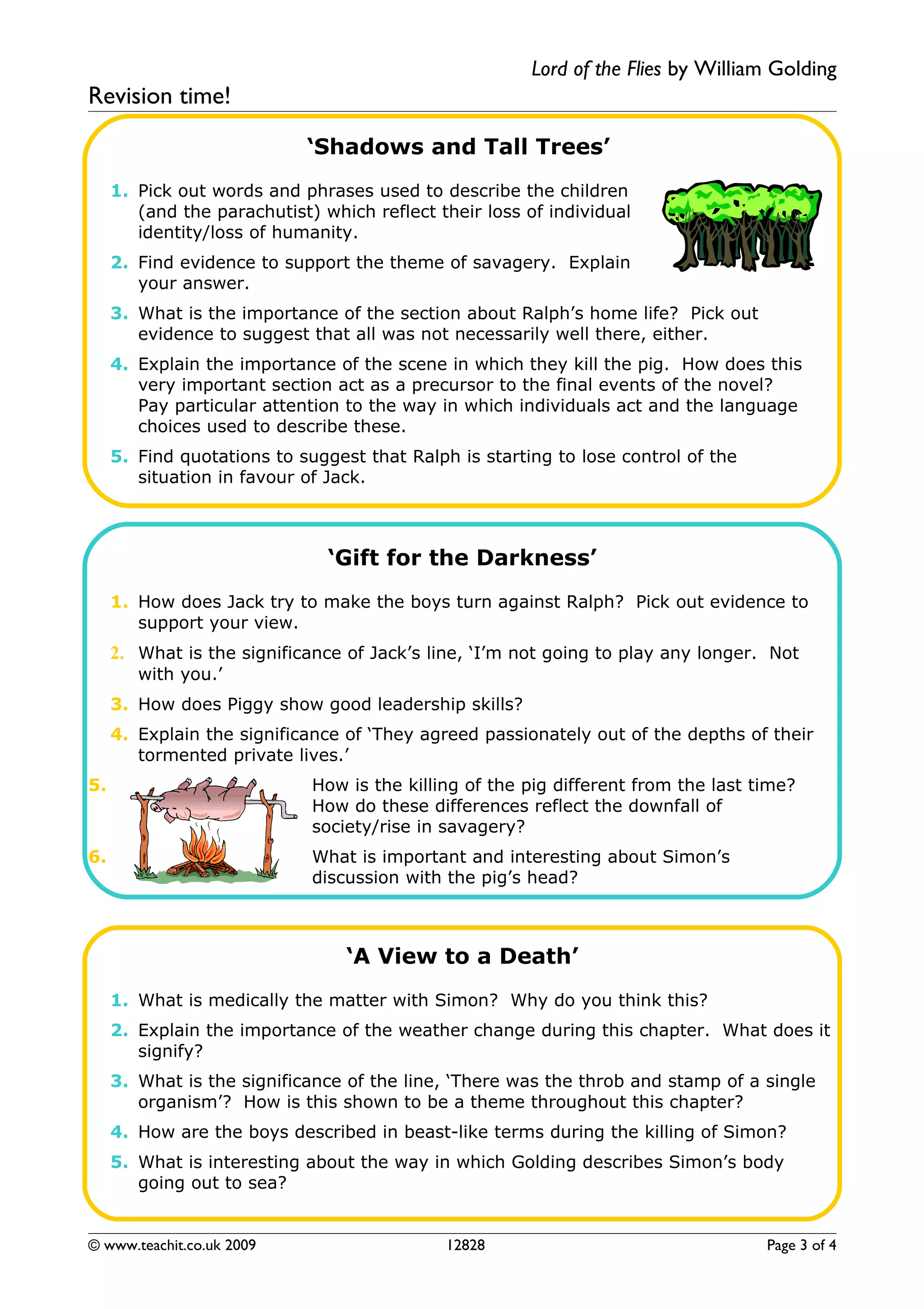 Lotf chapter revision | DOC