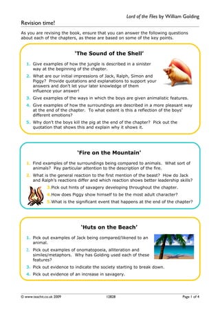 Lotf chapter revision | DOC