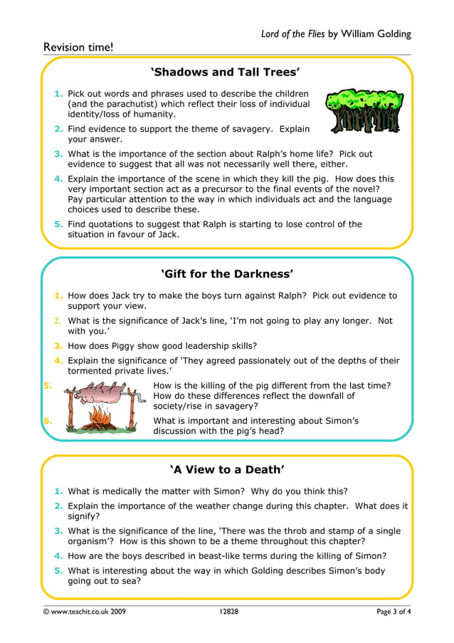 Lotf chapter revision | DOC