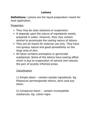 Dosage form Lotions and their types .docx