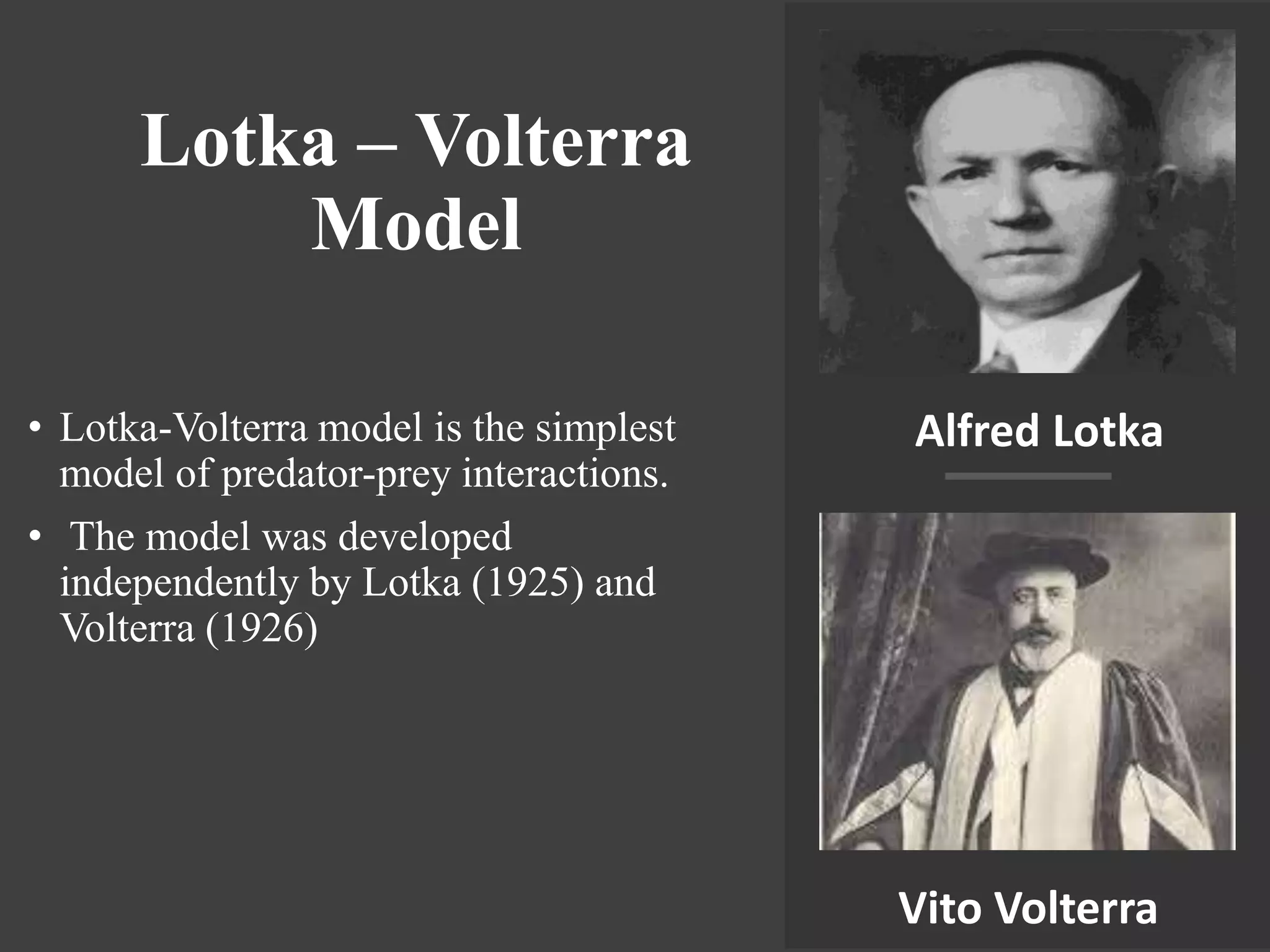 Lotka volterra model | PPTX