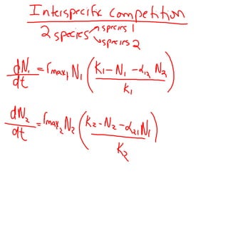 Lotka-Volterra Model of Competition | PDF