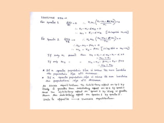 Lotka volterra model of competition | PPTX