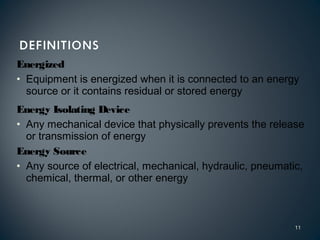 Lock Out / Tag Out | PPT