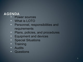 Lock Out / Tag Out | PPT