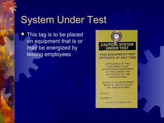 Lockout/Tag Out | PPT