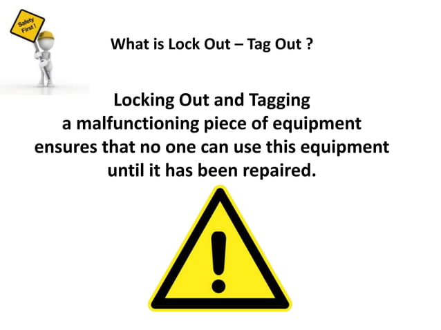 ONTAP - Lock Out, Tag Out | PPTX | Medical Health
