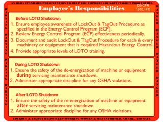 An OSHA - LOTO Presentation | PPT