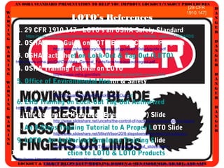 An OSHA - LOTO Presentation | PPT