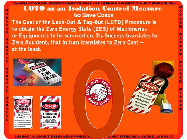 An OSHA - LOTO Presentation | PPT
