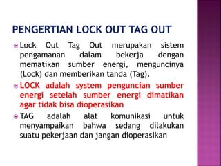 Lock Out, Tag Out, Try Out Safety (Occupational Health and Safety ...