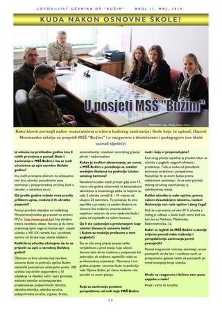 Lotos 11, list učenika OŠ Bužim | PDF