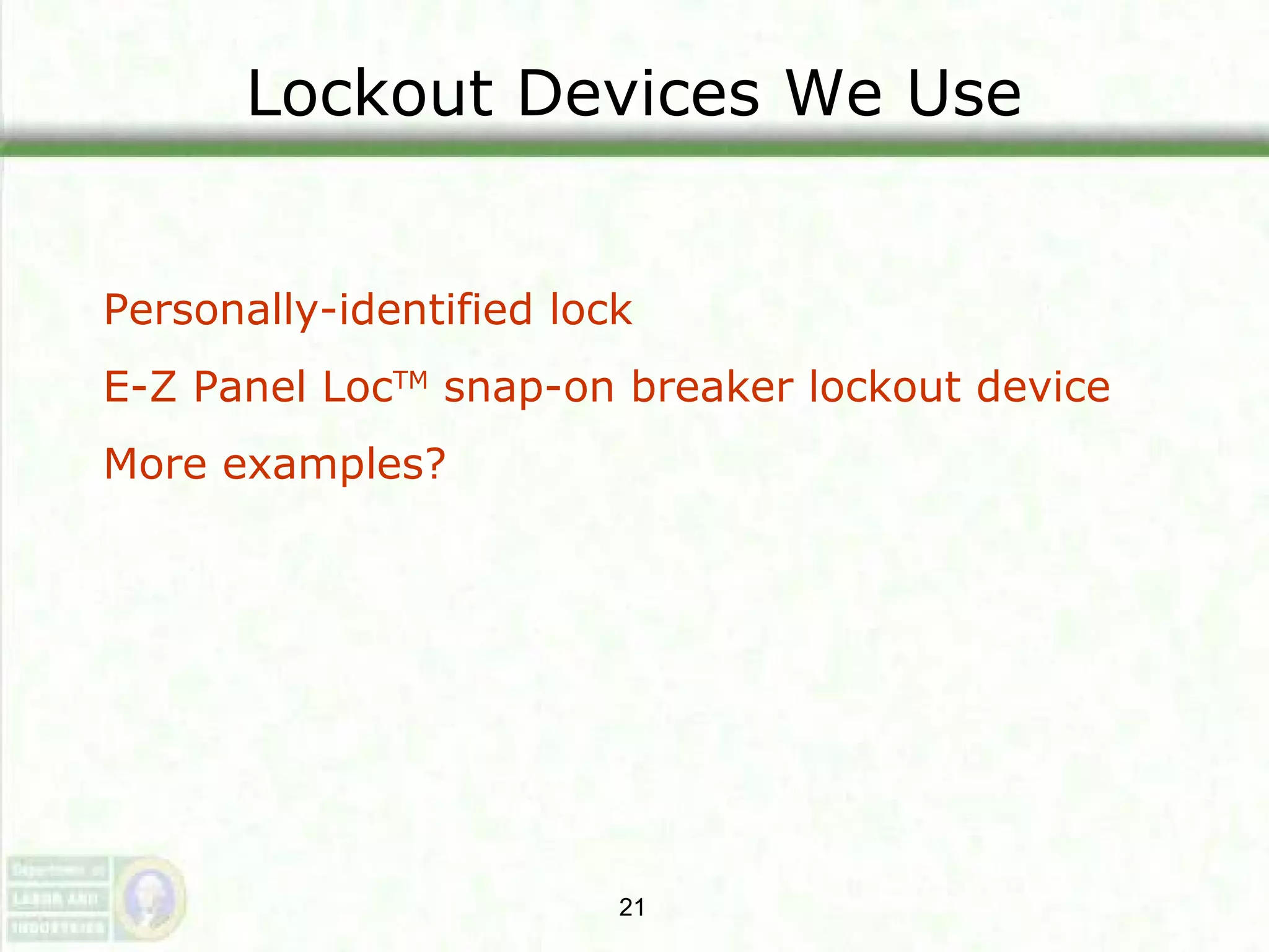 Loto training | PPT