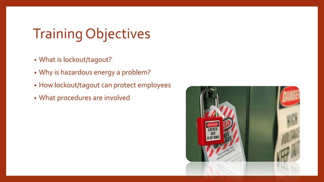 LOTO Training.pdf | Power and Energy Industry | Industries