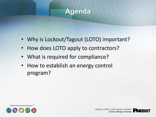 Lockout/Tagout Training (Contractor Version) | PDF