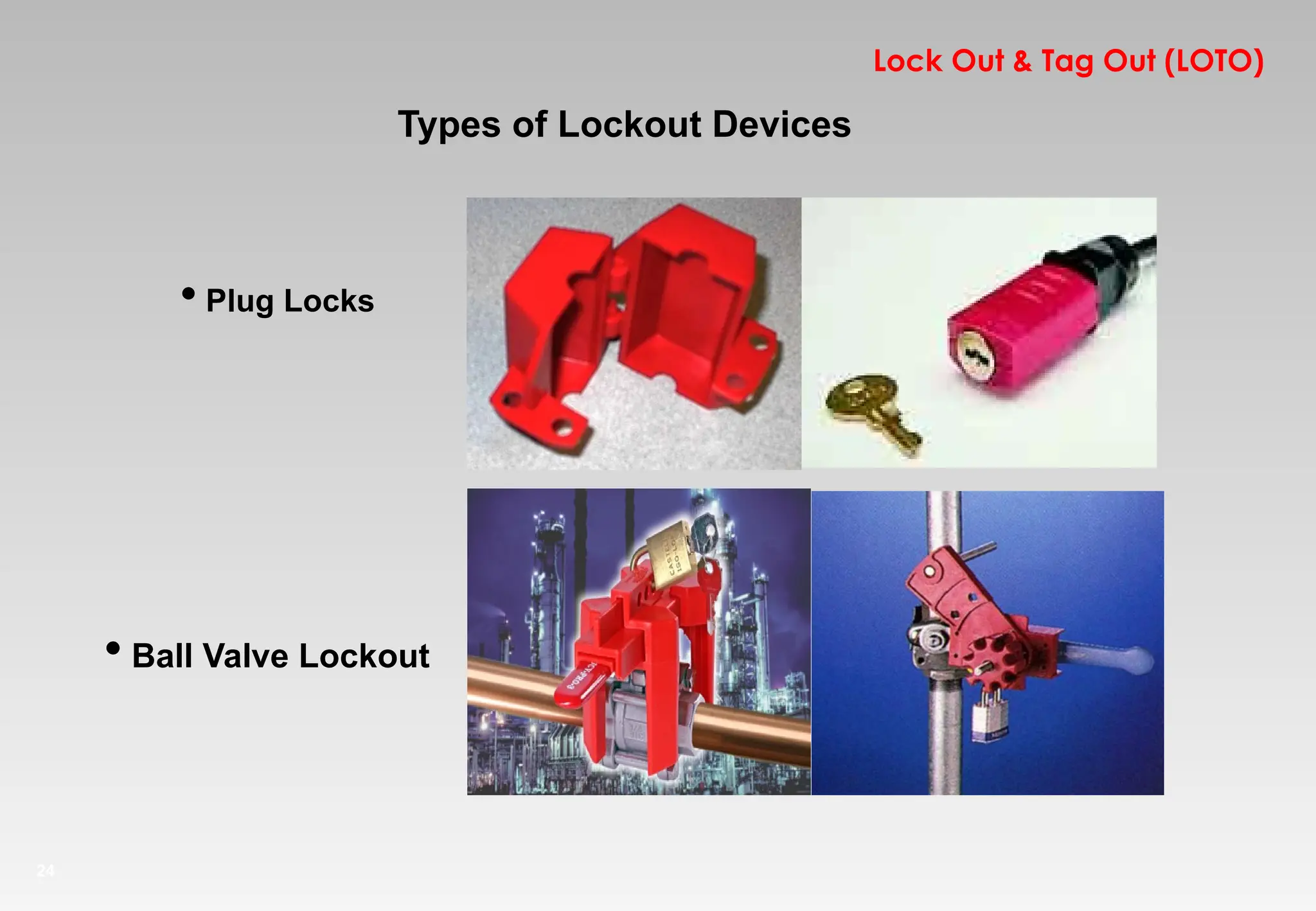 Lock out/ tag out Presentation (LOTO) training how to use Lock out tag ...