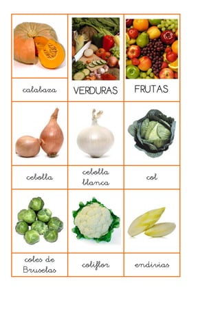 Loto verduras hortalizas y pasta | PDF