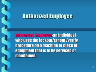 Loto verify awareness | PPT