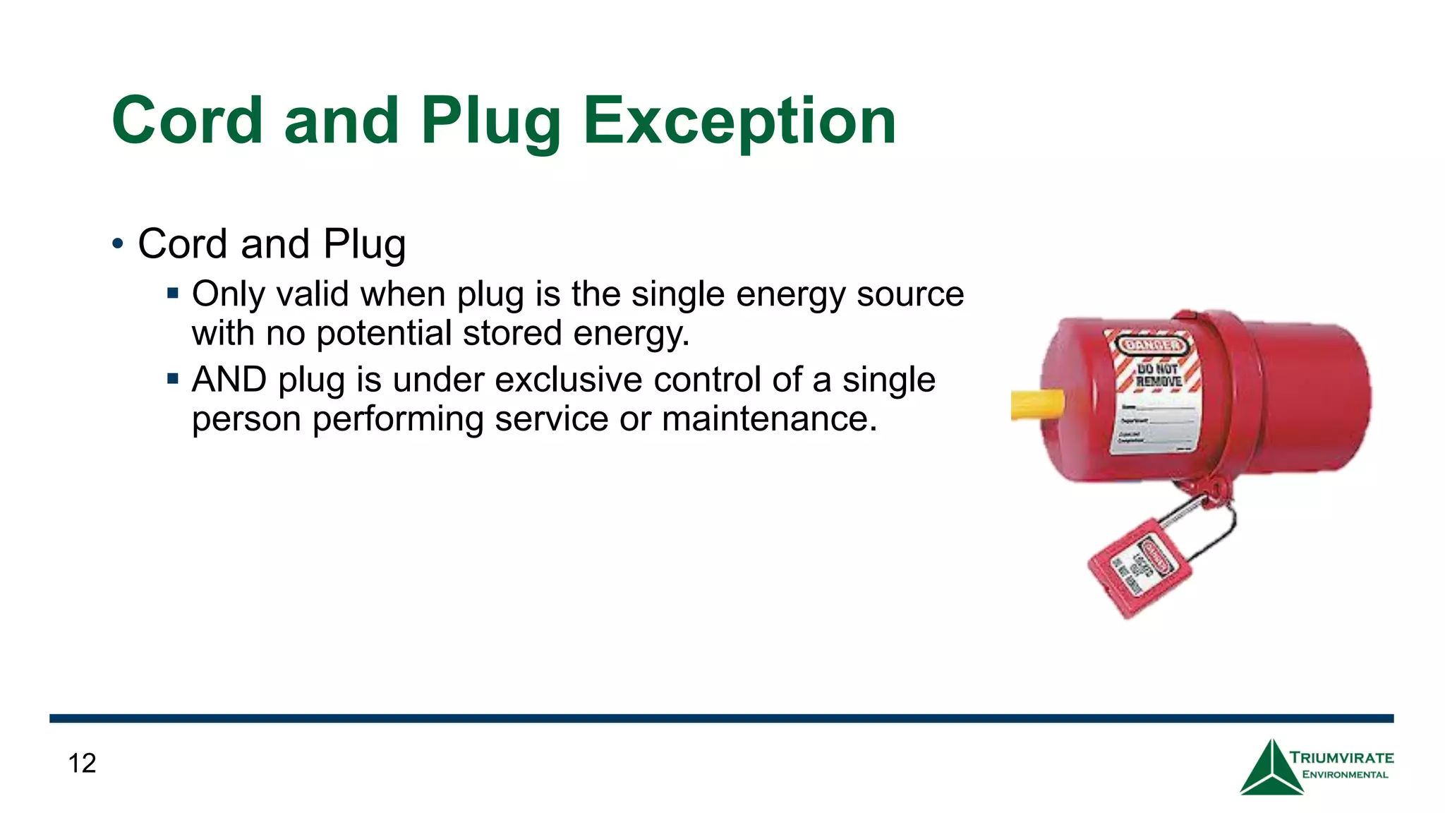 Complying with OSHA's Lockout/Tagout Rules: Control Hazardous Energy ...