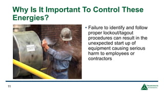 Complying with OSHA's Lockout/Tagout Rules: Control Hazardous Energy ...