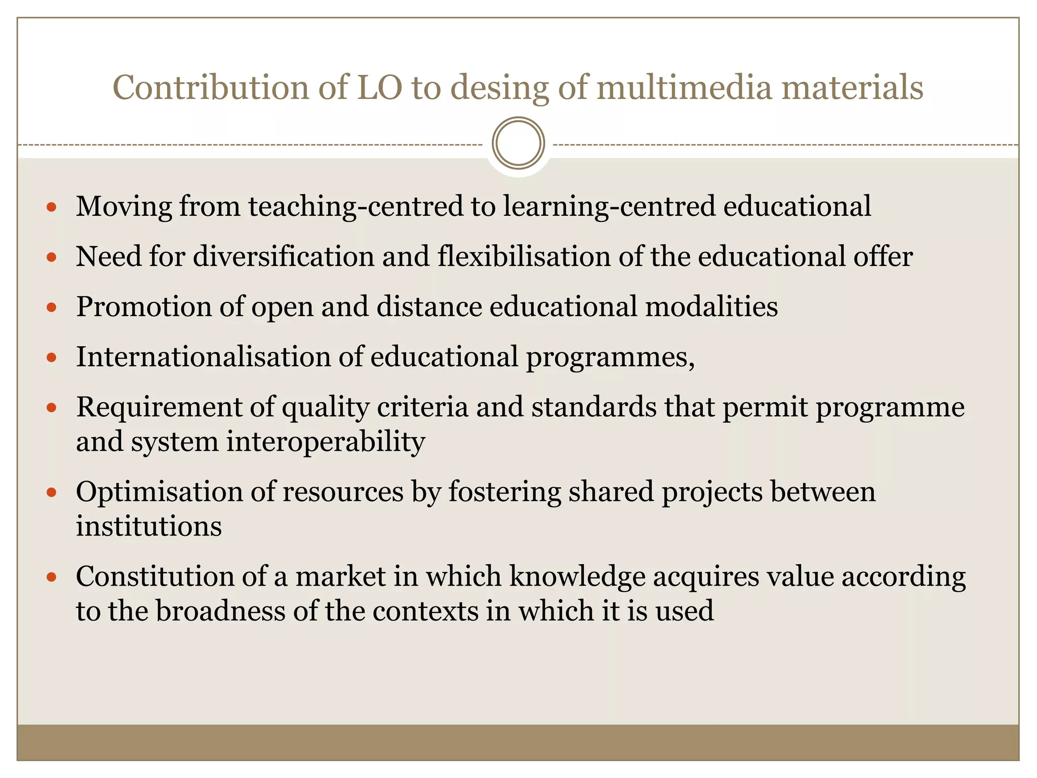 Learning Objects Trends | PPTX