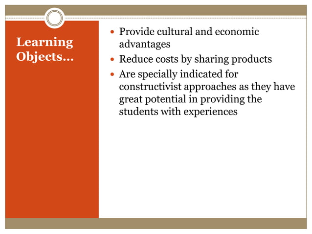 Learning Objects Trends | PPTX