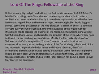 Lotr powerpoint | PPT